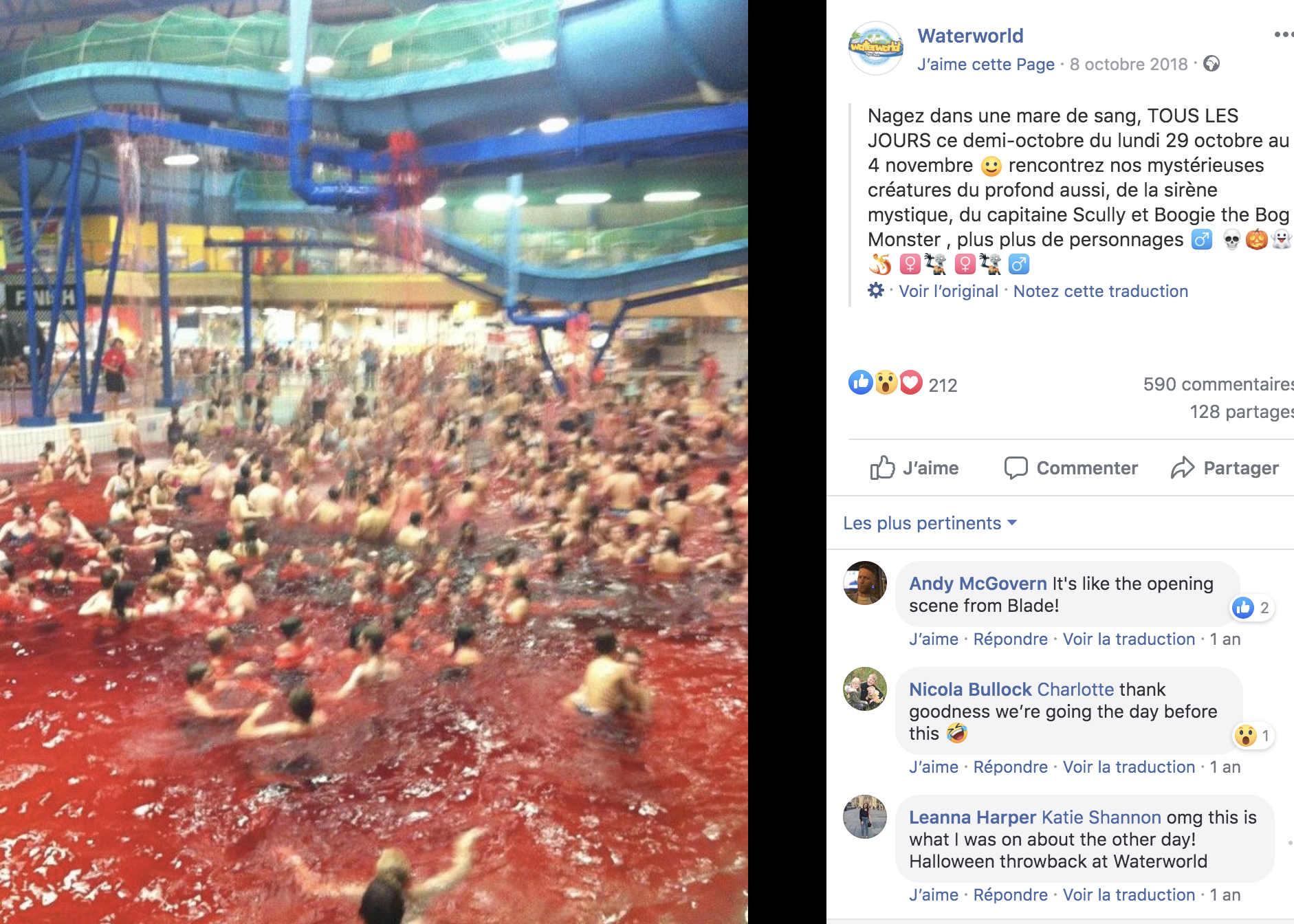 WATERWORLD PARK – bloody pool and naked event for adults AND KIDS ...